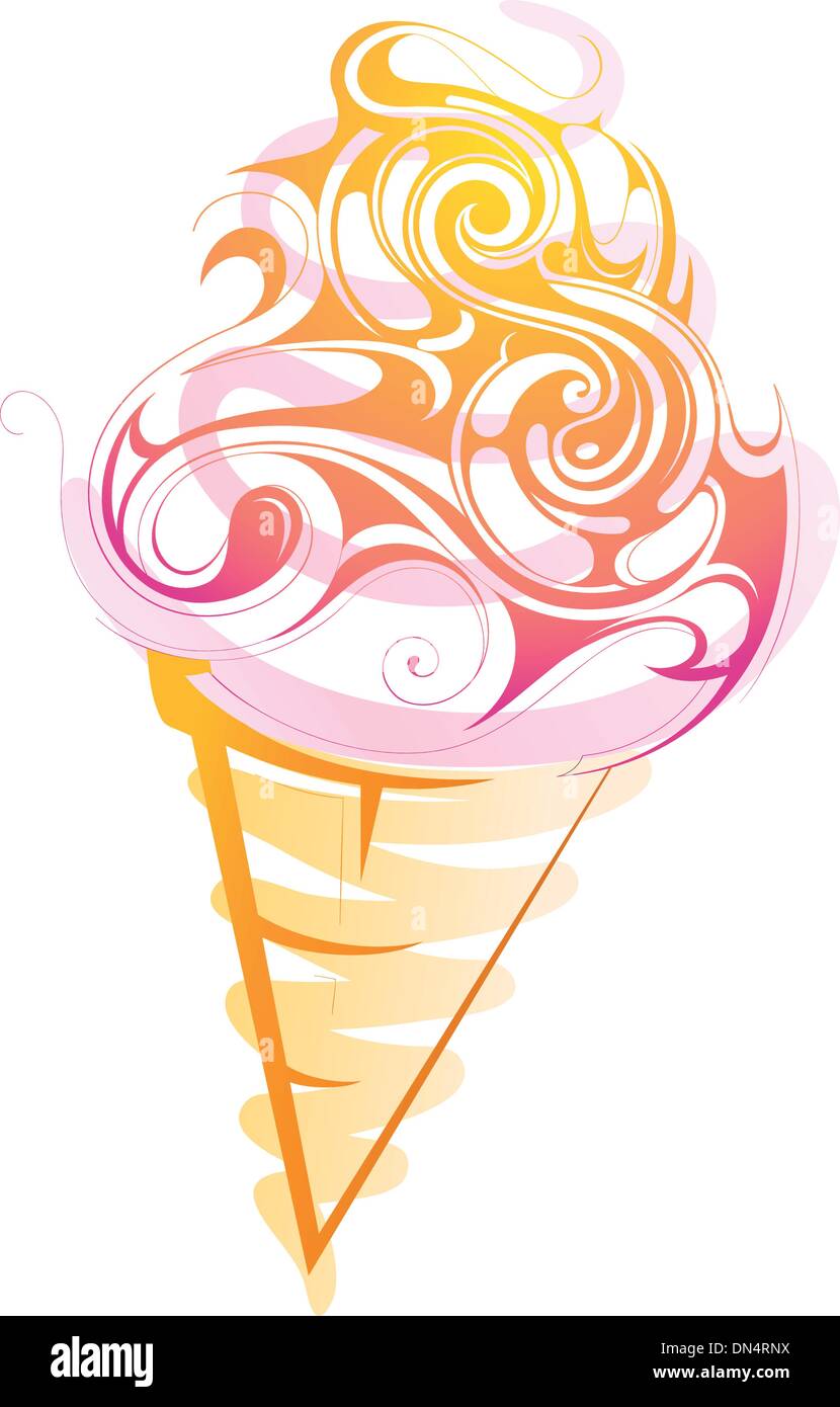 Ice cream design hi-res stock photography and images - Alamy