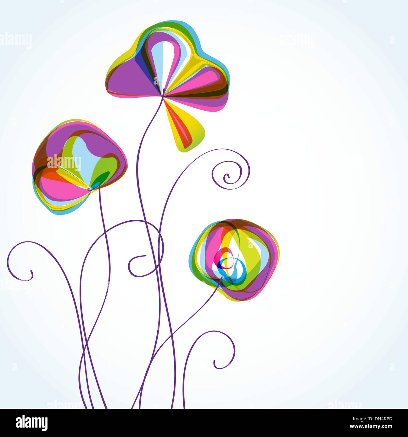 Floral vector background Stock Vector Image & Art - Alamy