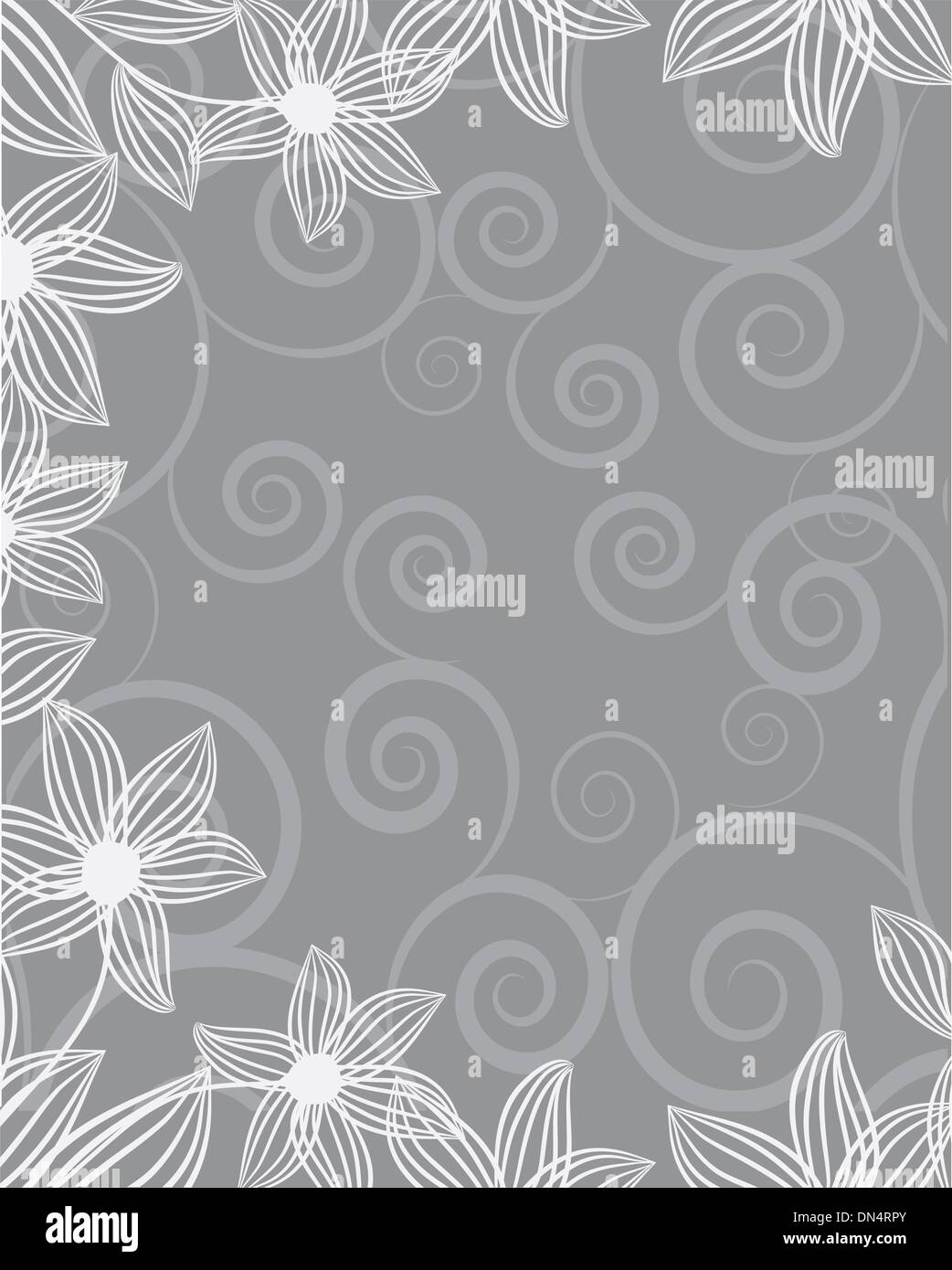 Floral vector background Stock Vector Image & Art - Alamy