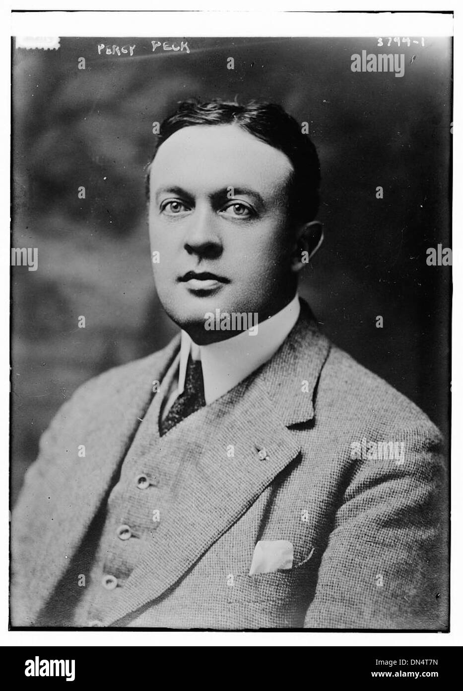 This photograph from the Library of Congress features Percy Peck ...