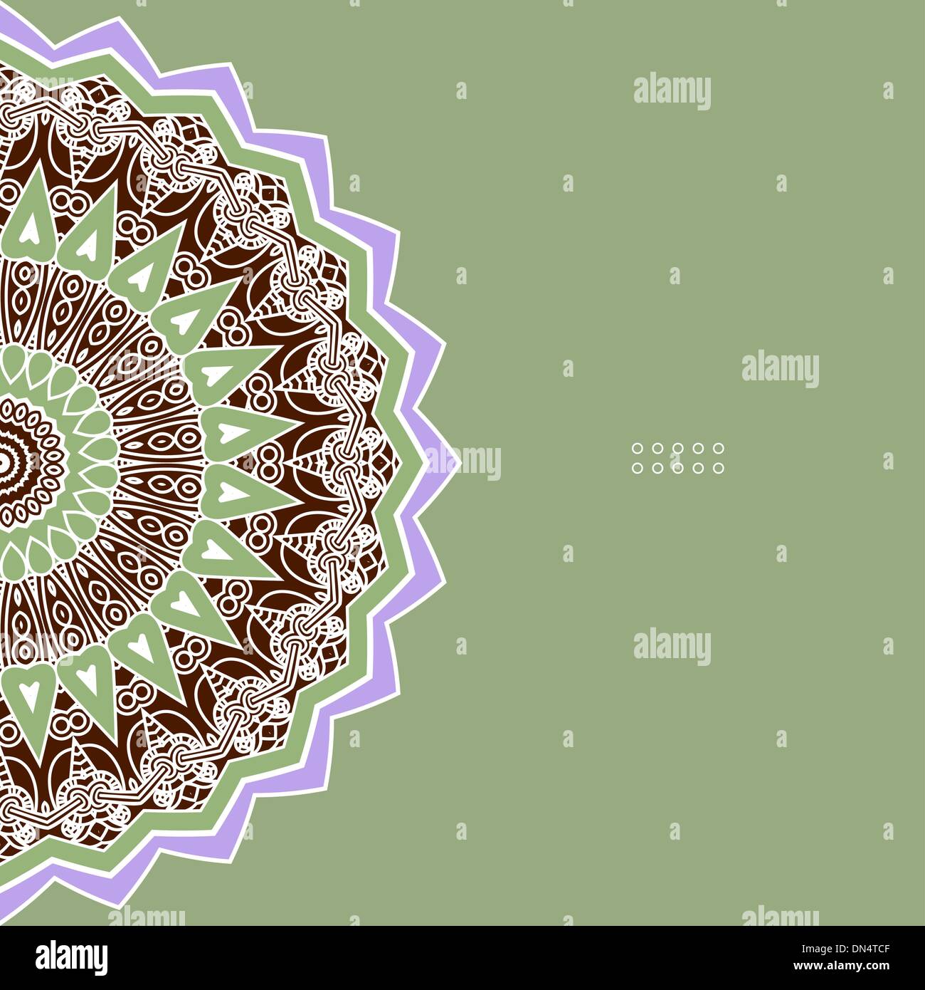 Vector Round Decorative Design Element Stock Vector Image & Art - Alamy