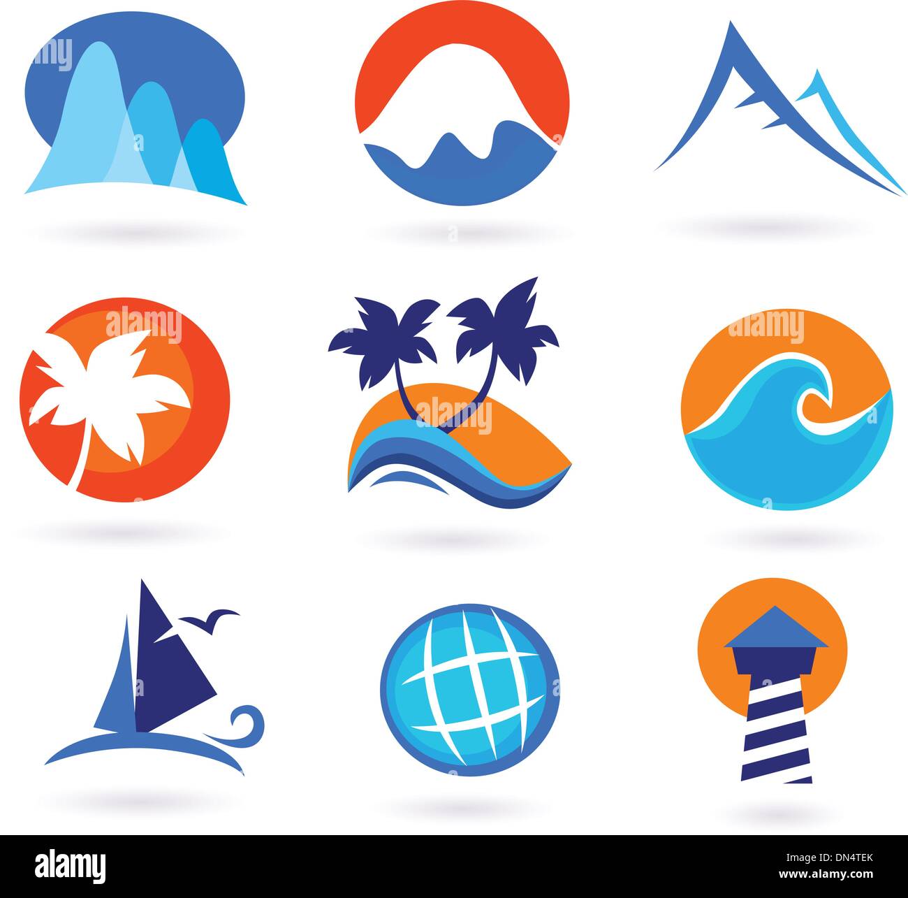 Islands holiday vacations Stock Vector Images - Alamy