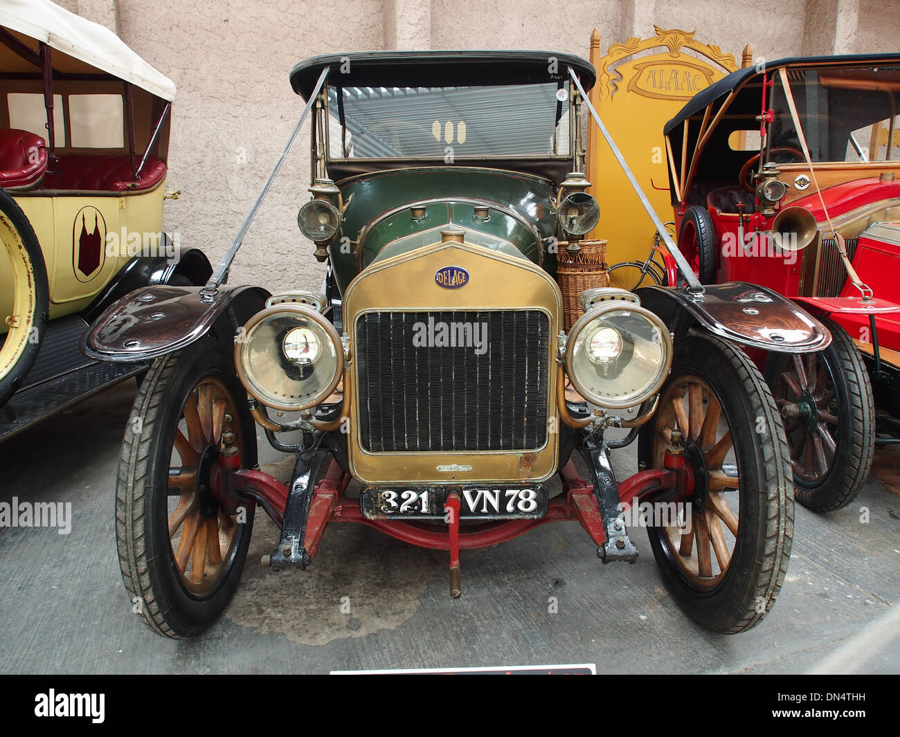 The 1910-1911 Delage AE is a classic French automobile with a 4 ...