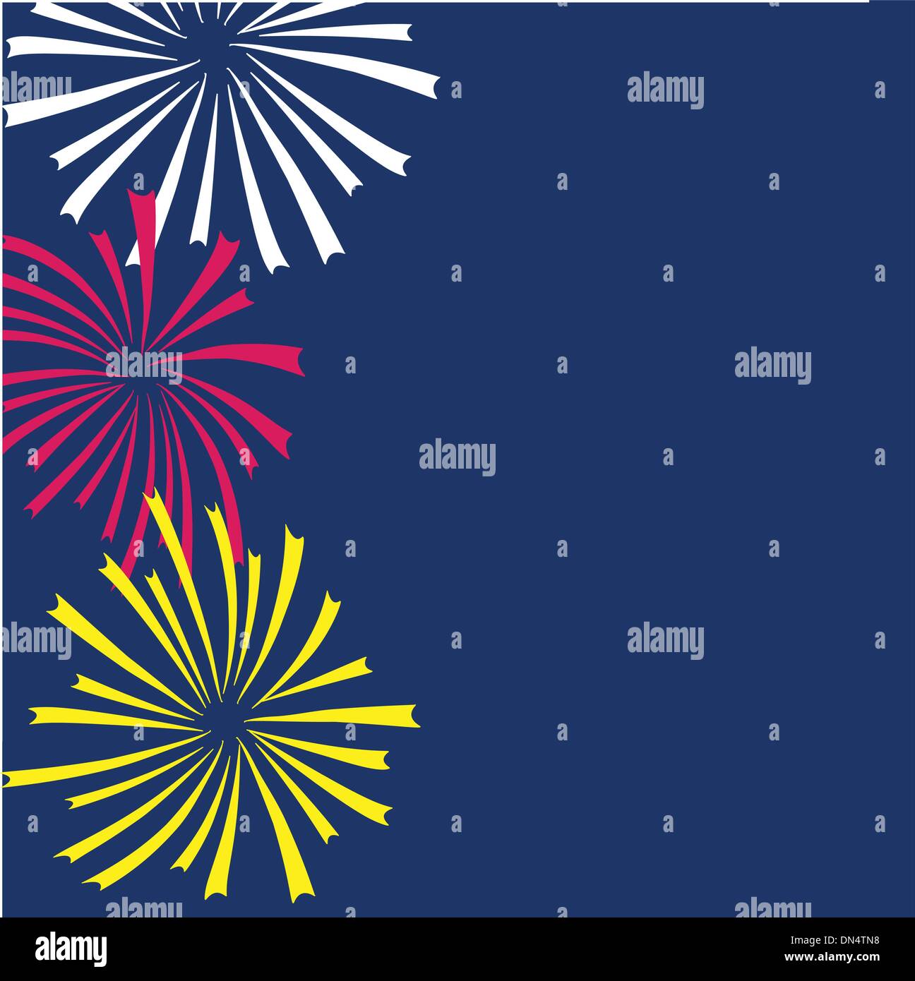 Colorful vector fireworks Stock Vector Image & Art - Alamy