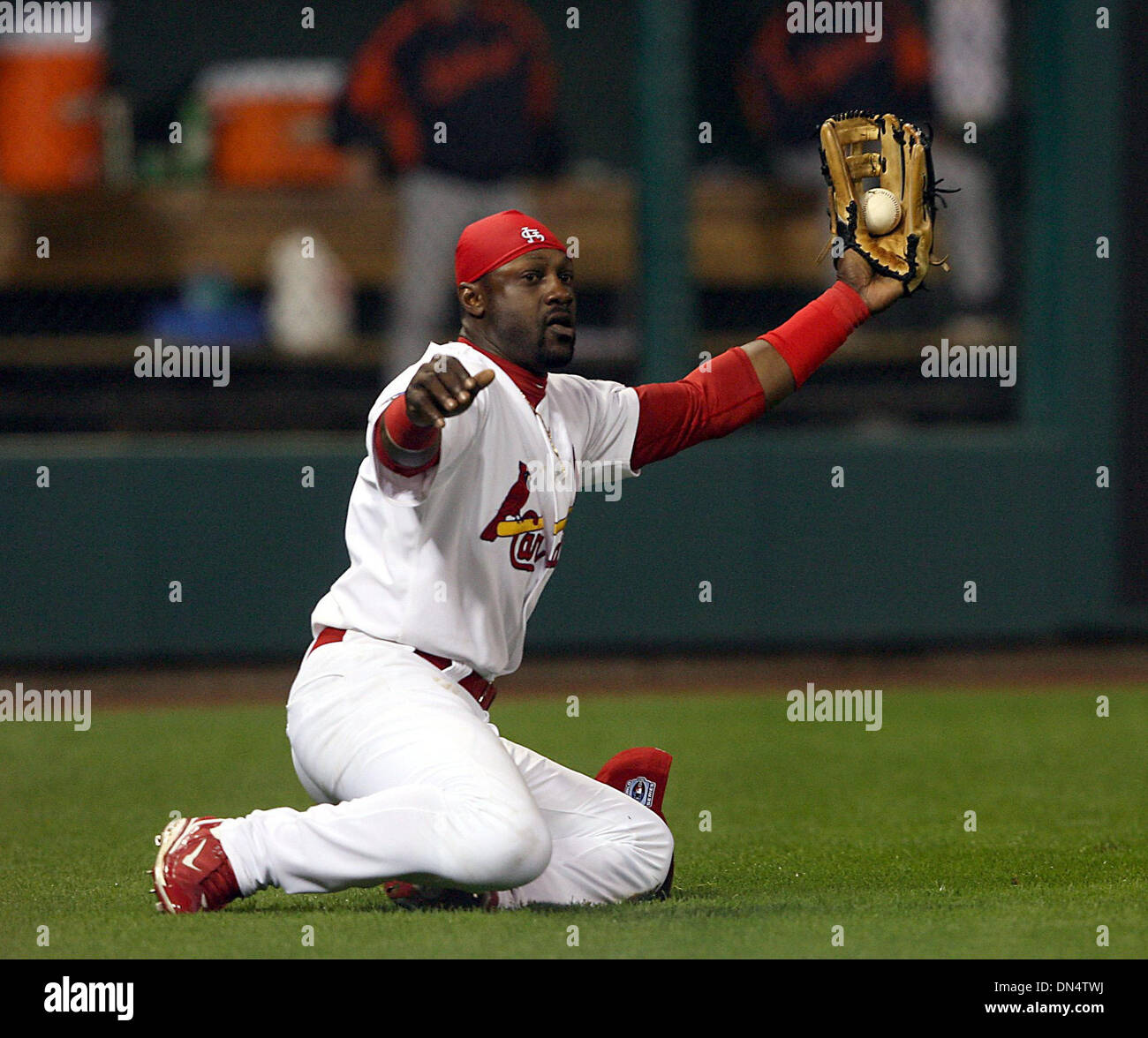 Oct 26, 2006; St. Louis, MO, USA; St. Louis Cardinals left fielder ...