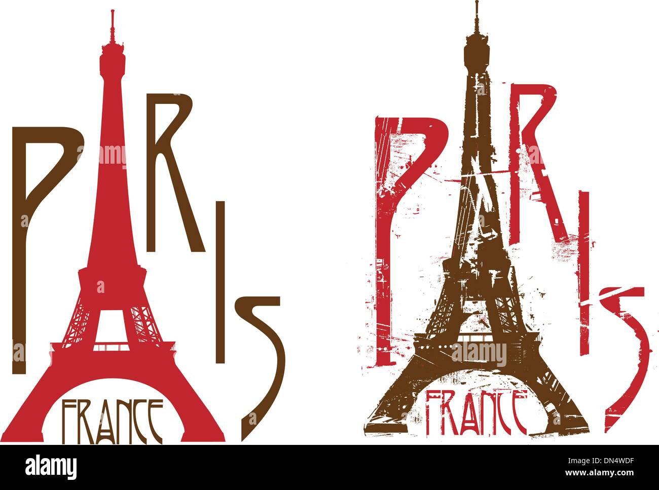 Eiffel tower historical Stock Vector Images - Alamy