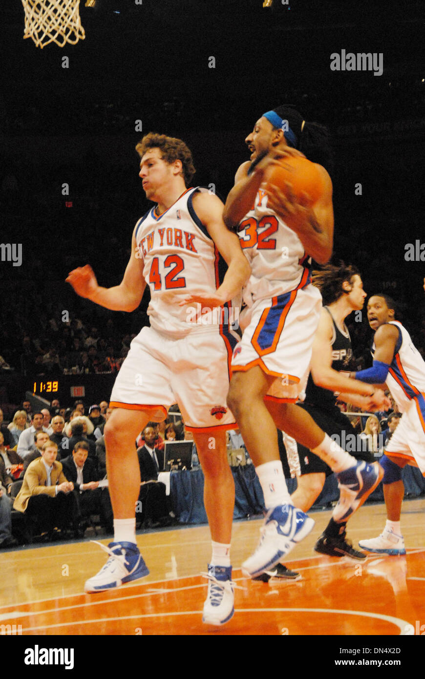Nov 06, 2006; New York, NY, USA; RINALDO BALKMAN of the New York Knicks ...