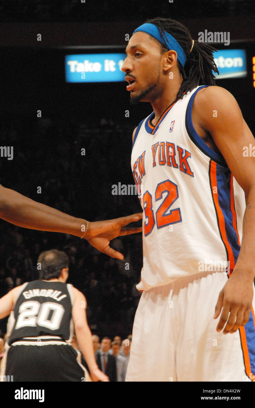 Nov 06, 2006; New York, NY, USA; RINALDO BALKMAN of the New York Knicks ...