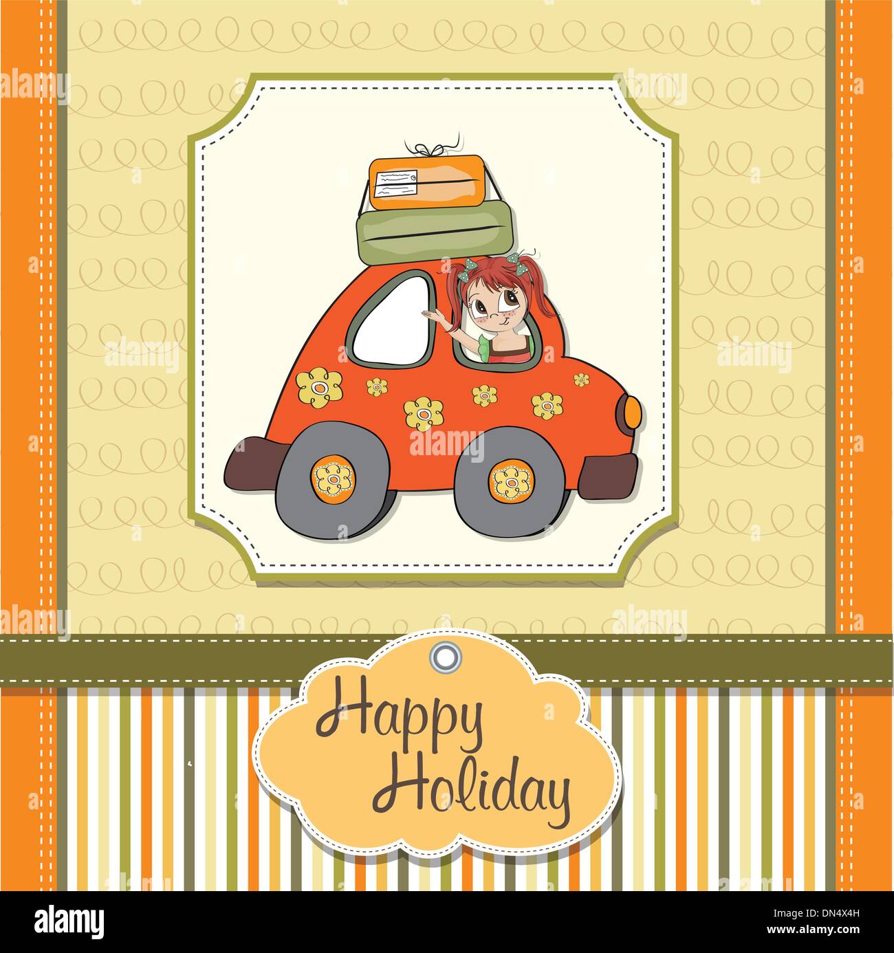 Going on holiday cartoon hi-res stock photography and images - Alamy