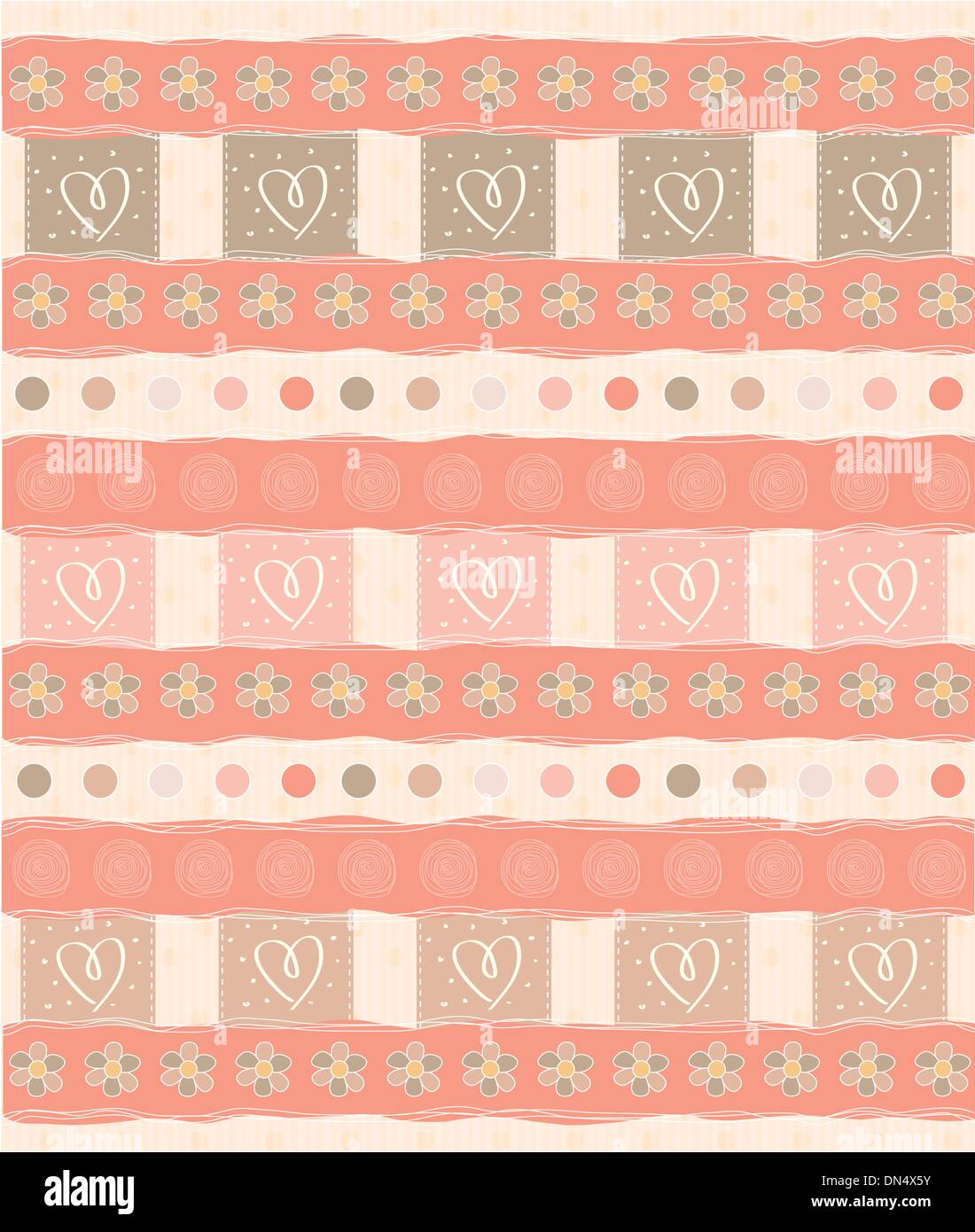 Beautiful and vintage seamless background Stock Vector Image & Art - Alamy