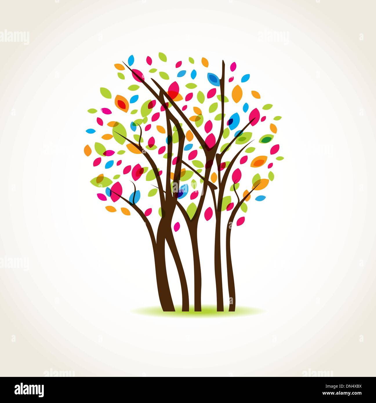 Illustration of beautiful spring background Stock Vector Image & Art ...