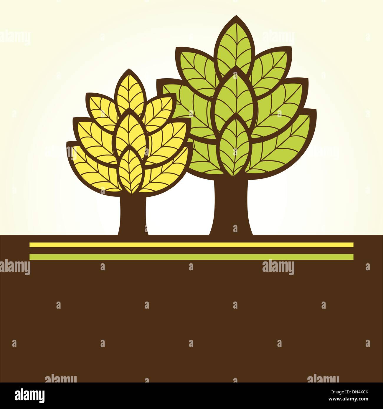 Illustration of beautiful spring background Stock Vector Image & Art ...