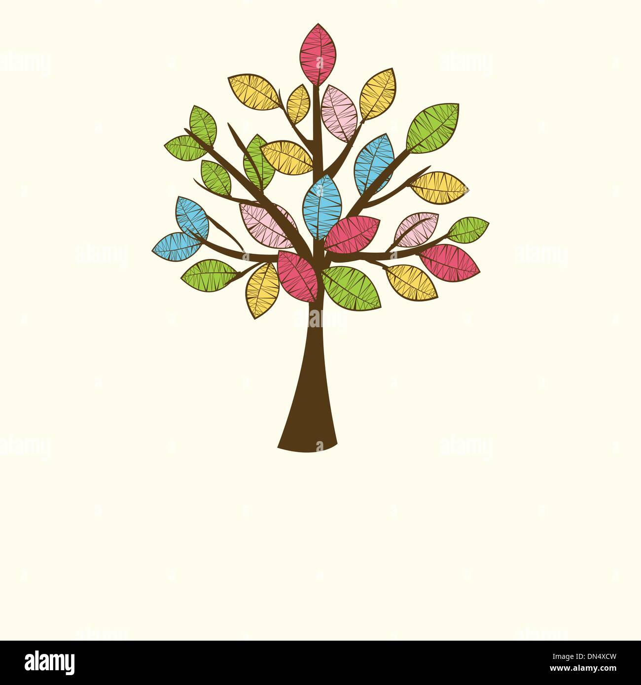 Illustration of beautiful spring background Stock Vector Image & Art ...