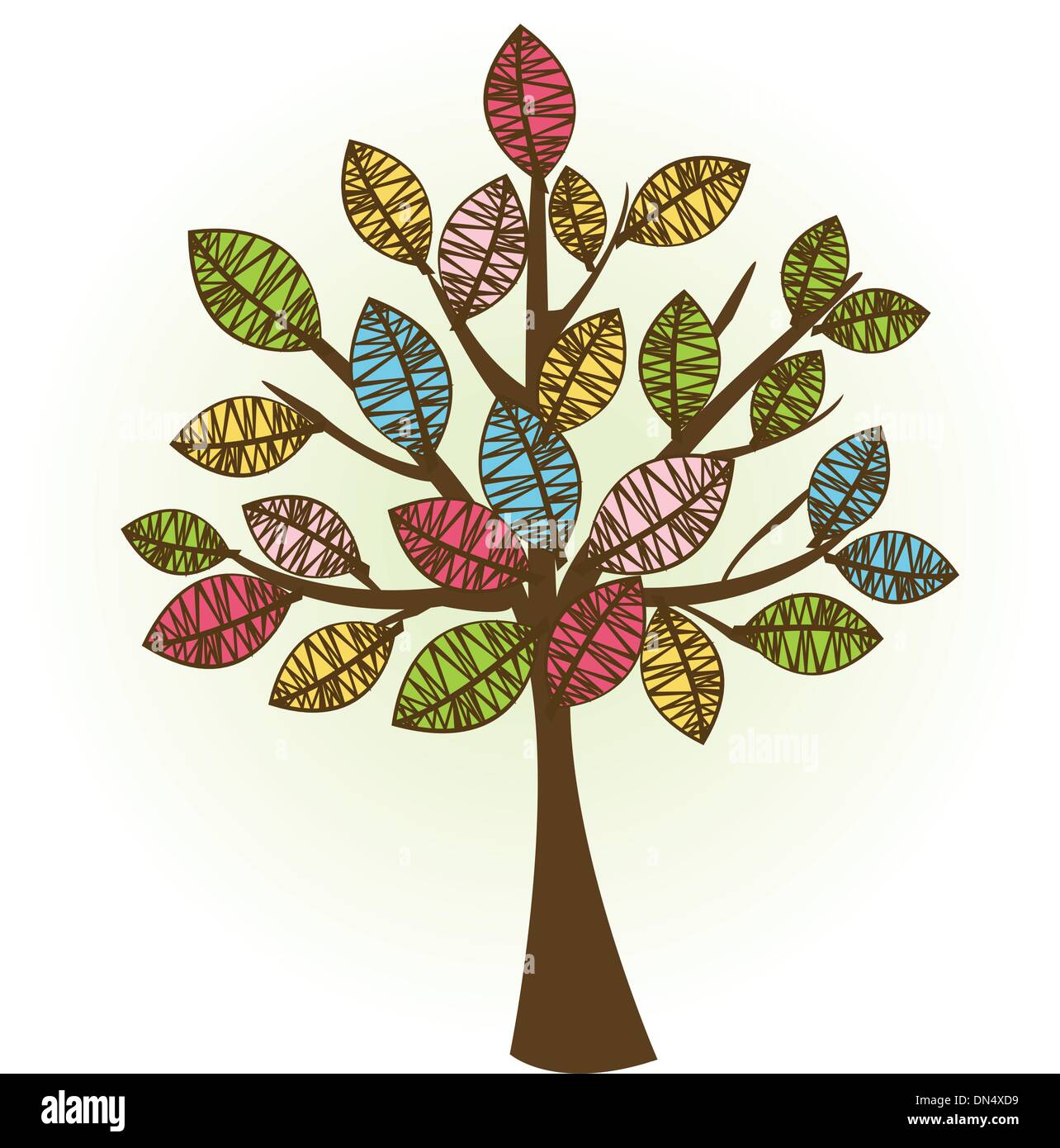 Illustration of beautiful spring background Stock Vector Image & Art ...