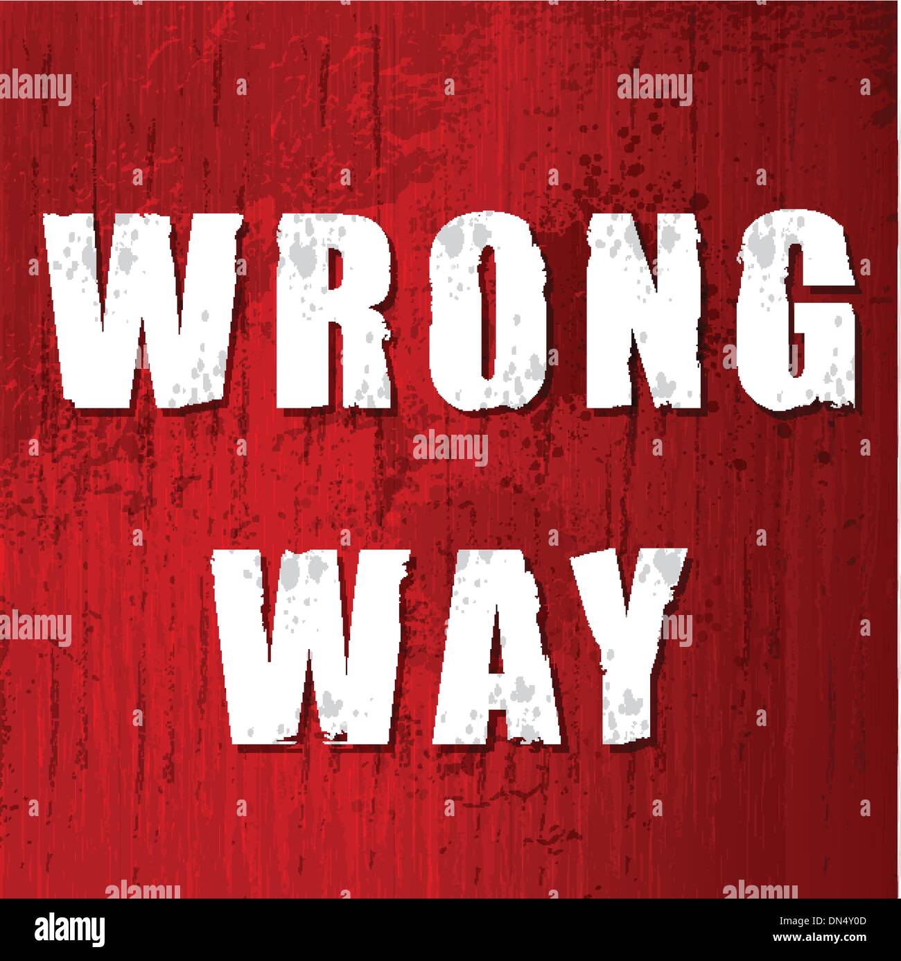 Wrong way sign Stock Vector Images - Alamy