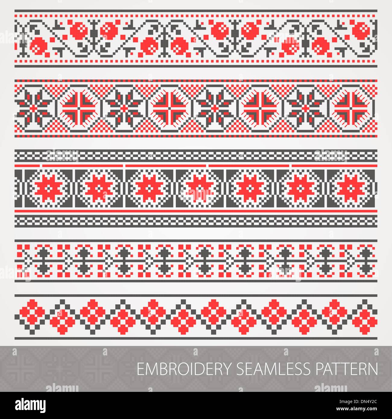 Classic embroidery Stock Vector Images - Alamy