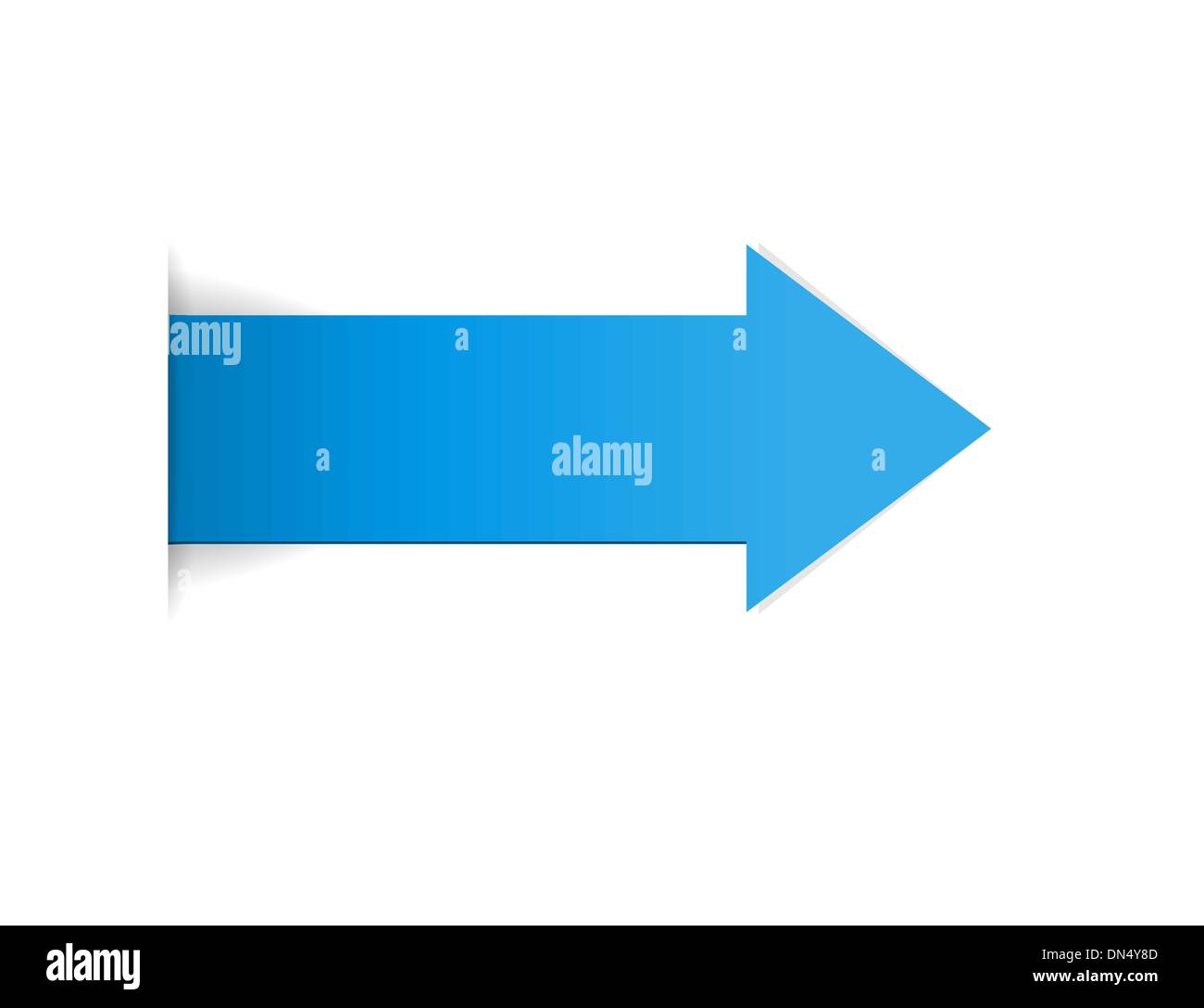 The blue arrow Stock Vector Image & Art - Alamy