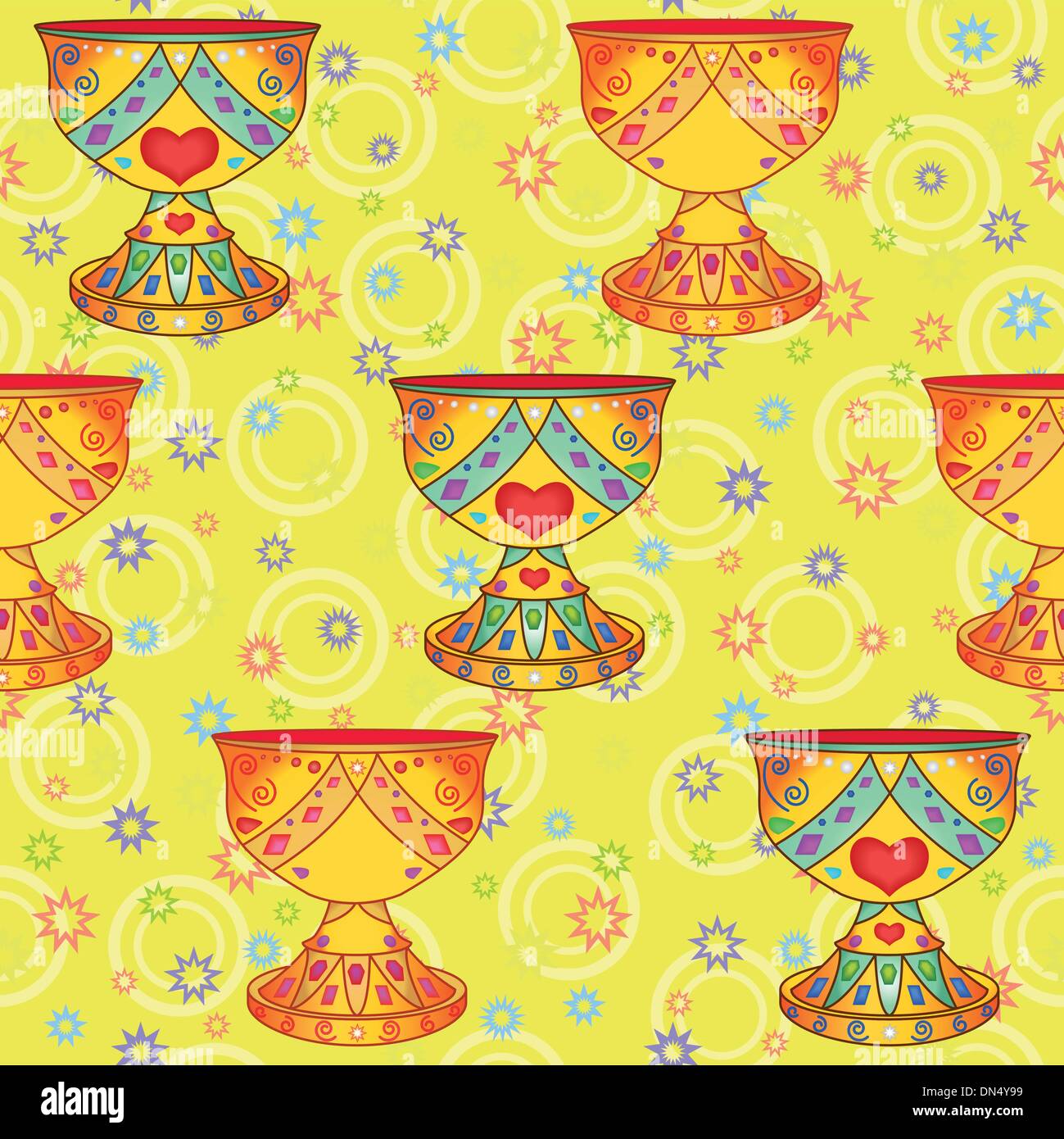 Seamless background, Holy Grail Stock Vector Image & Art - Alamy