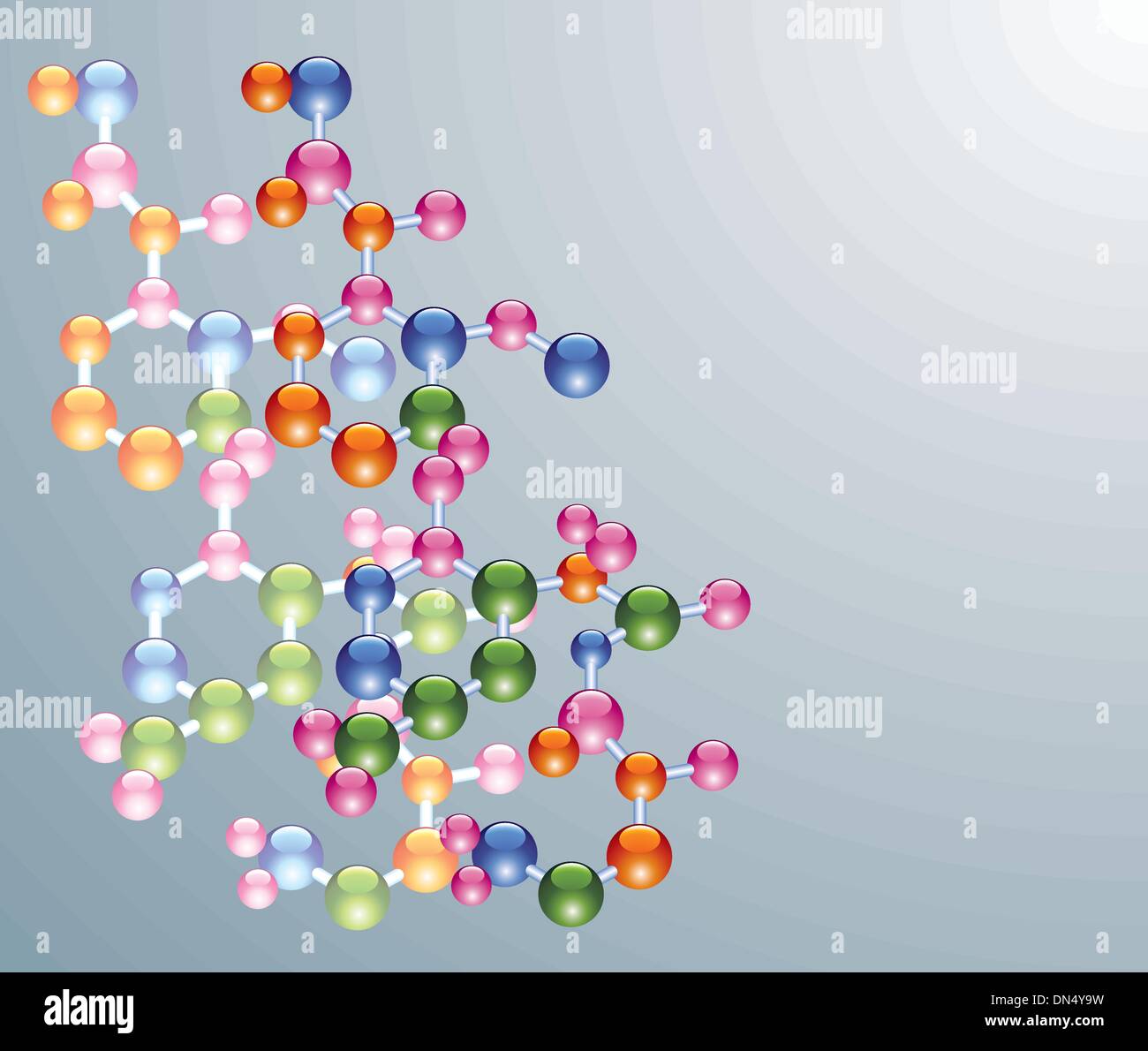 Vector Abstract Molecule Stock Vector Image And Art Alamy