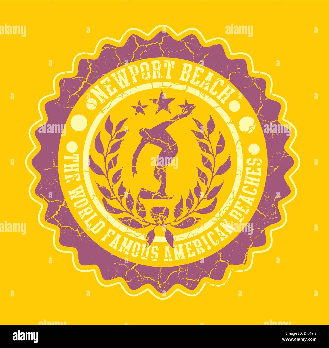 pacific surfer vector graphic design Stock Vector Image & Art - Alamy