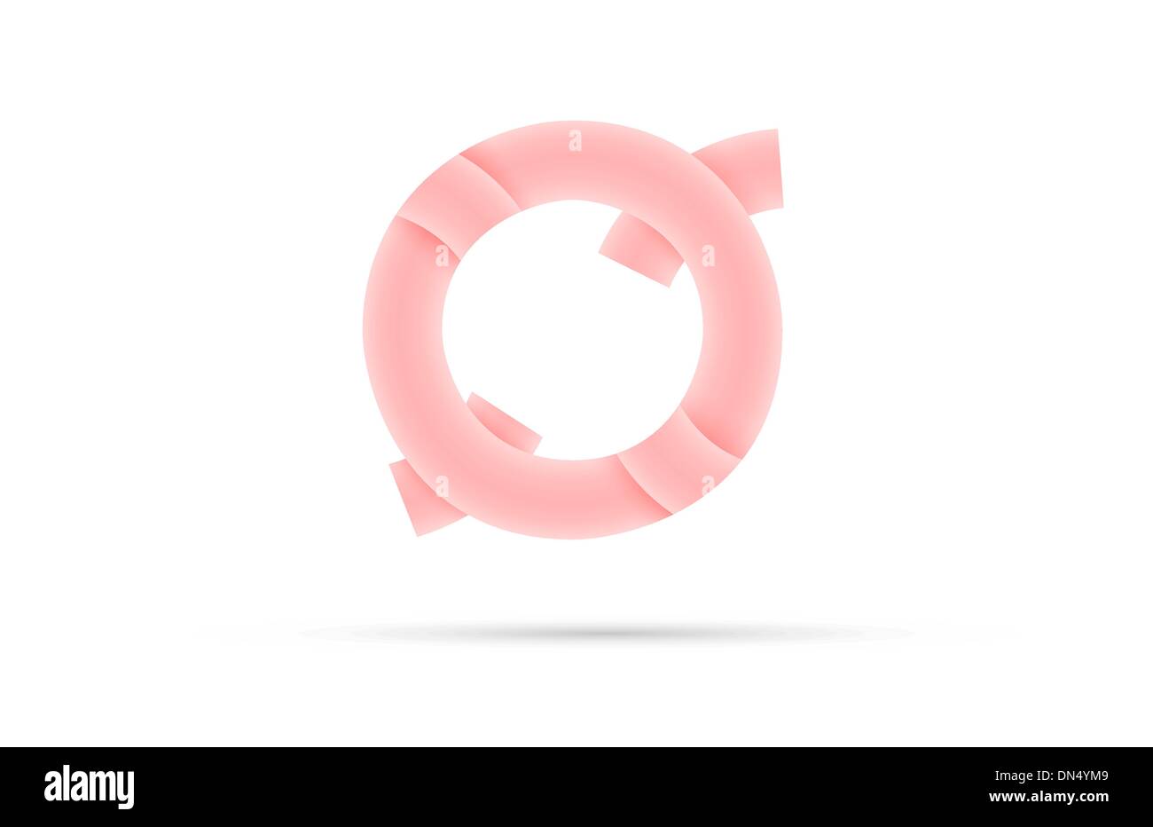 The pink chain Stock Vector Image & Art - Alamy