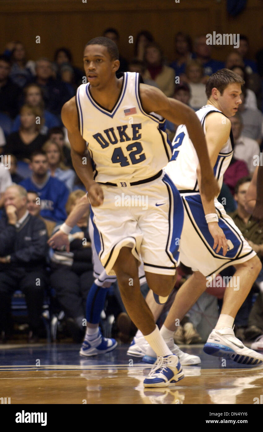Nov 25, 2006; Durham, NC, USA; The Duke University Blue Devils LANCE THOMAS against Davidson ...