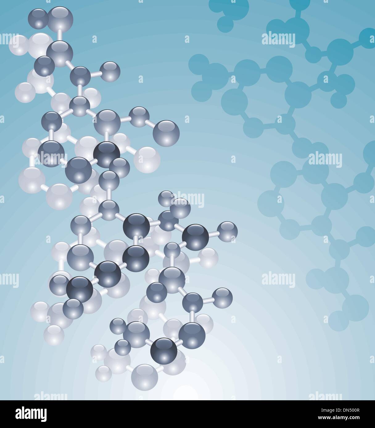 vector abstract molecule Stock Vector Image & Art - Alamy