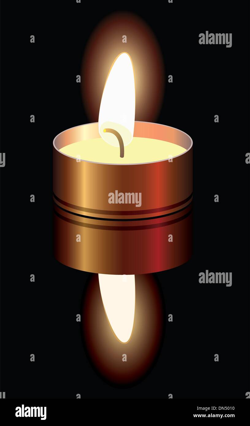 vector burning candle Stock Vector Image & Art - Alamy