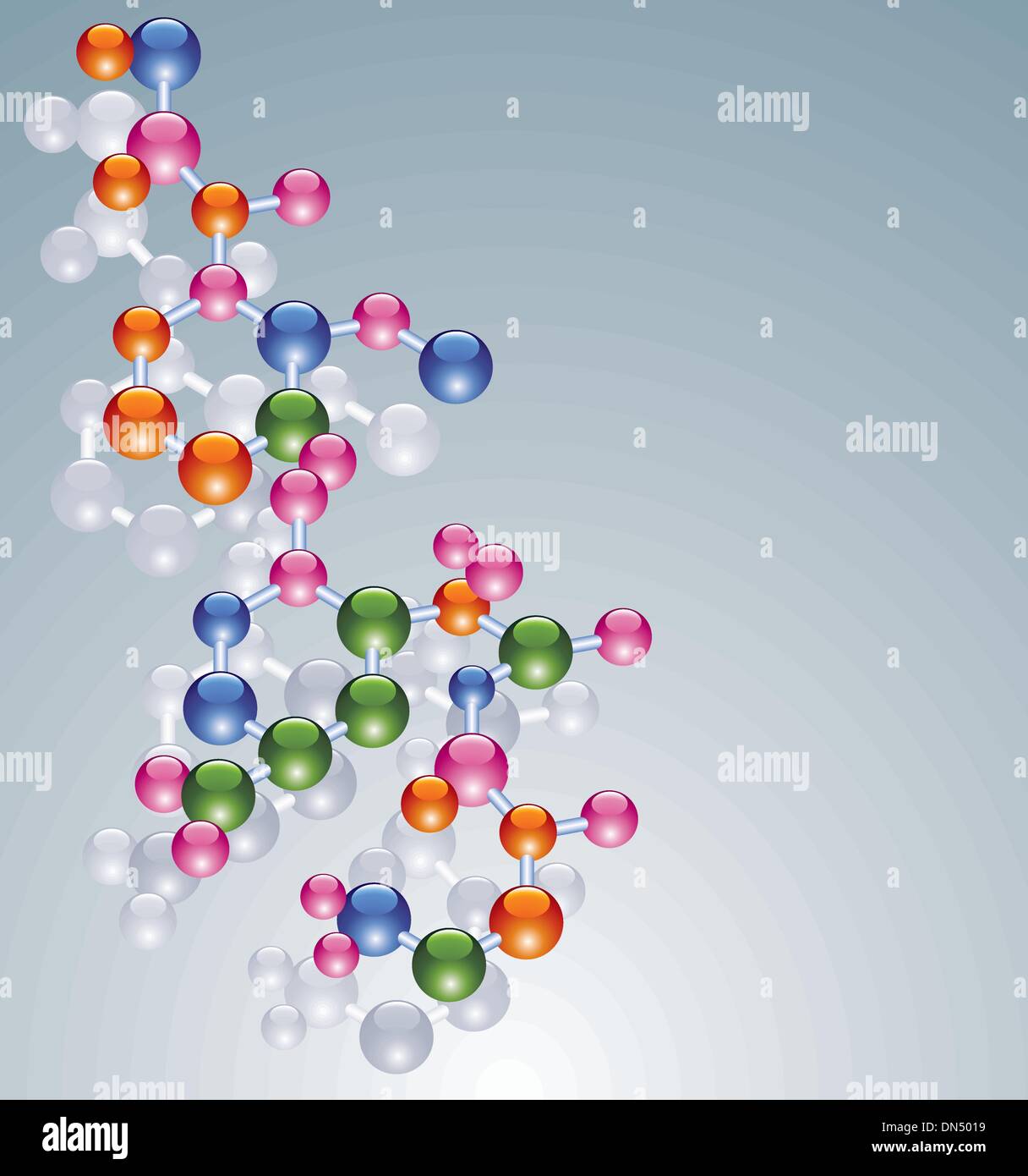 vector abstract molecule Stock Vector Image & Art - Alamy