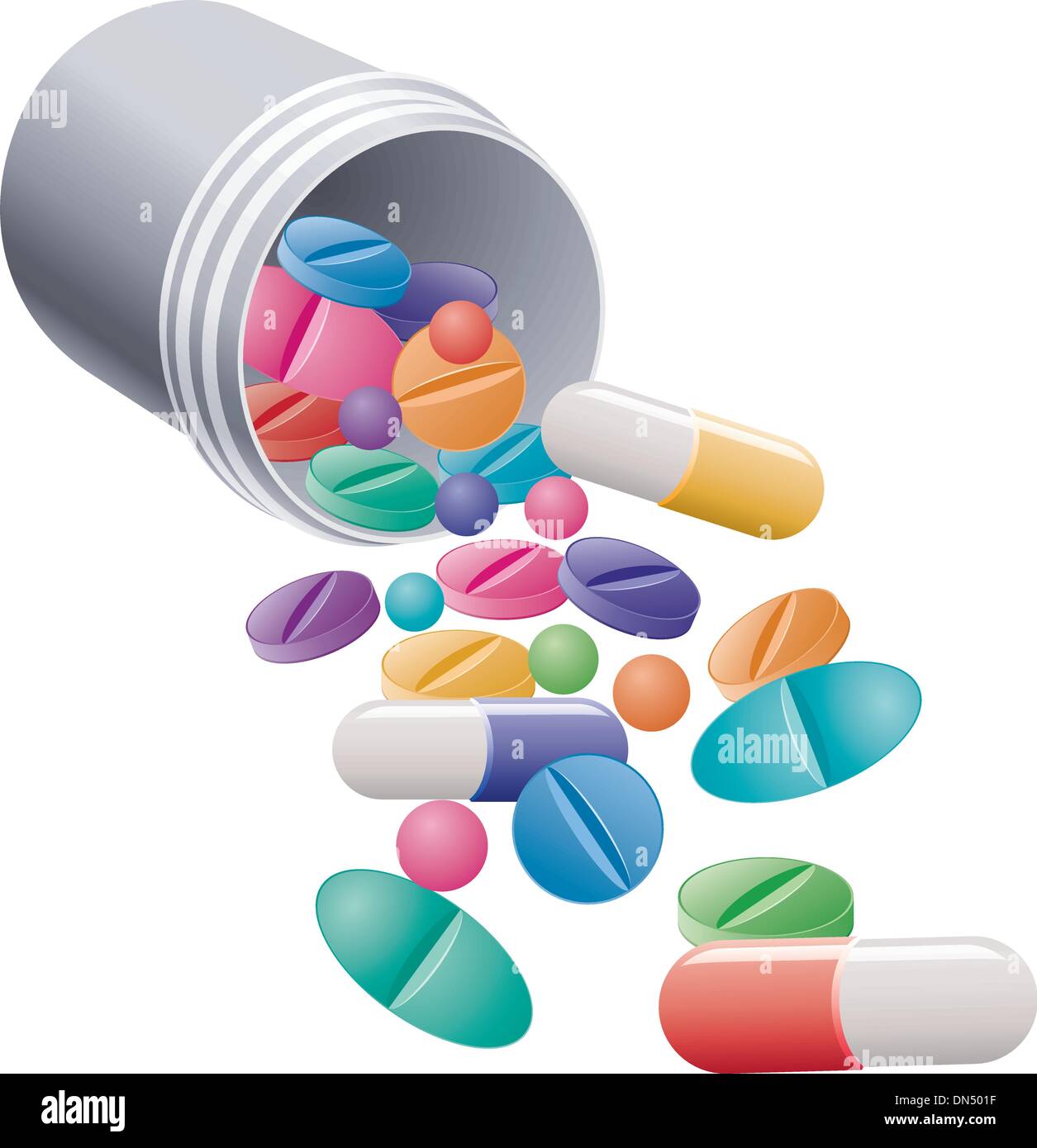 vector pills and capsules Stock Vector Image & Art - Alamy