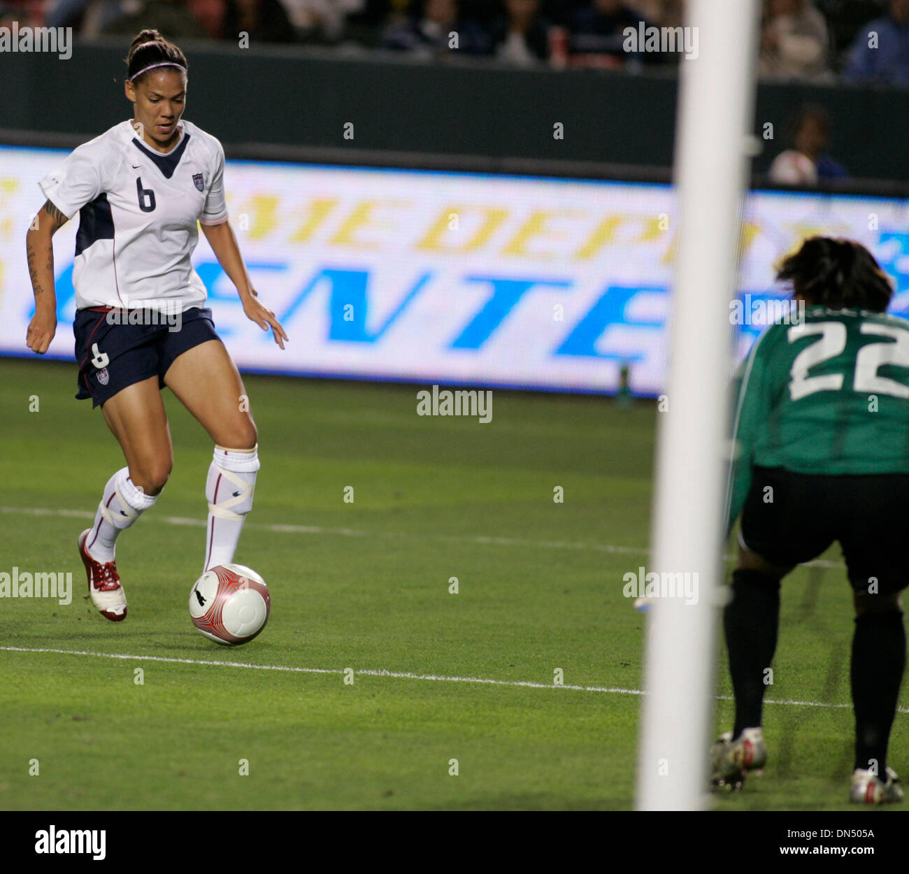 Nov 26, 2006; Carson, CA, USA; NATASHA KAI of the USA national team ...