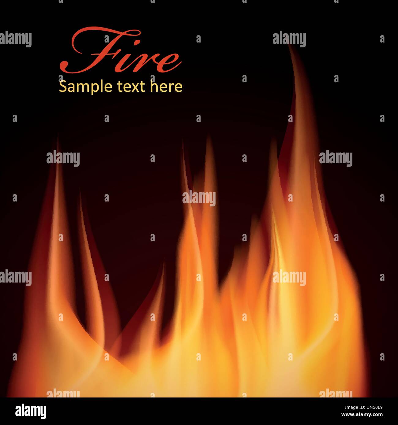 Fire background for your Design Stock Vector Image & Art - Alamy