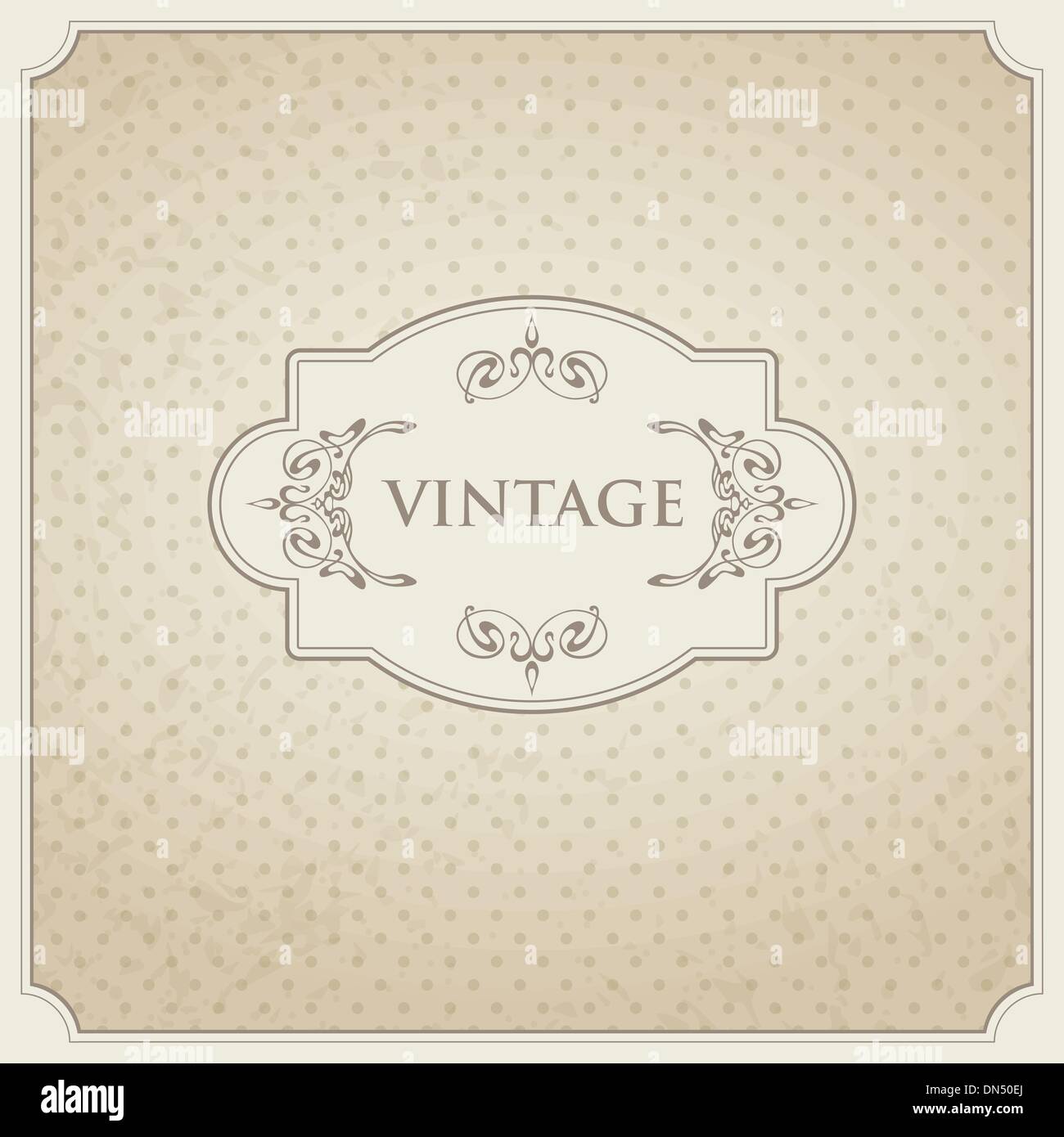 Vintage card design Stock Vector Image & Art - Alamy