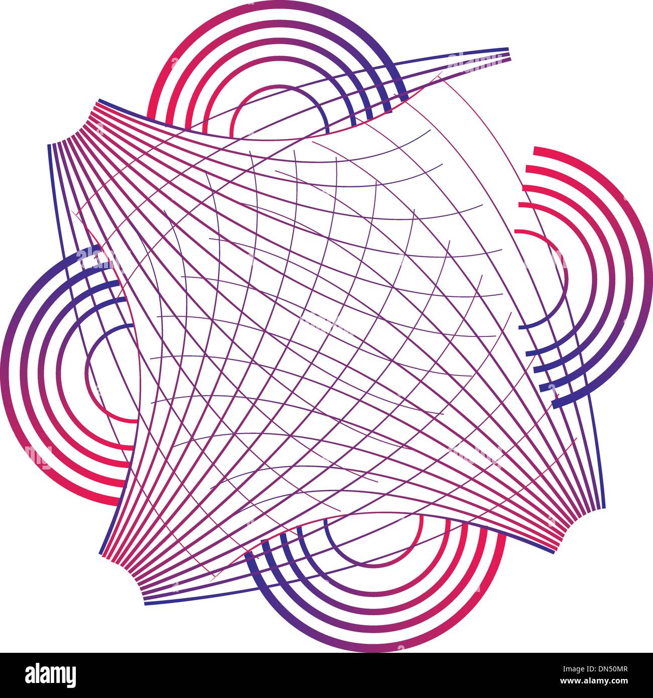 white background geometric lines vector art Stock Vector Image & Art ...