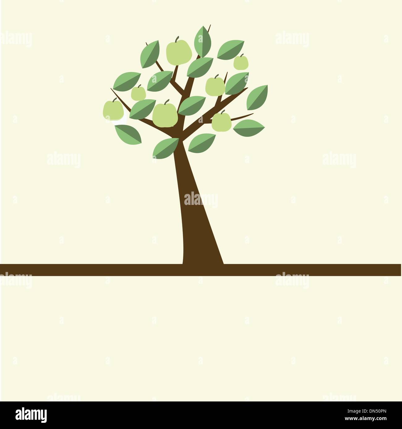 Abstract autumn tree Stock Vector Image & Art - Alamy