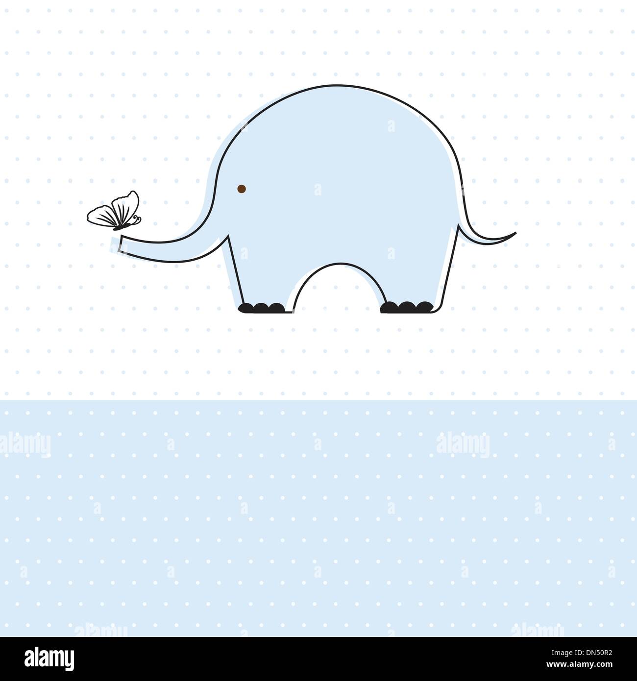 Elephant baby birth Stock Vector Images - Alamy