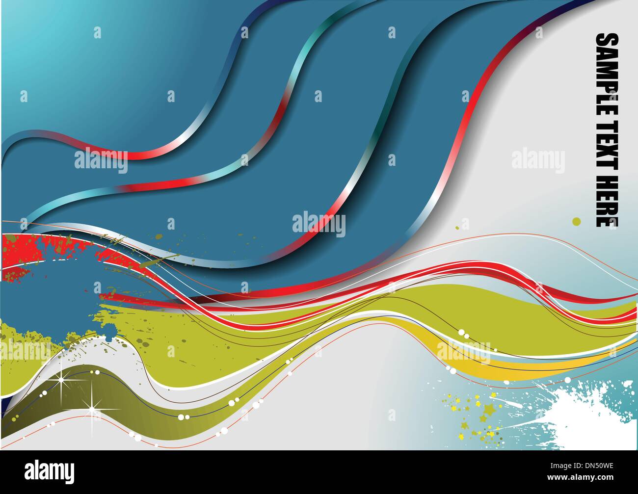 Abstract wave background Stock Vector Image & Art - Alamy