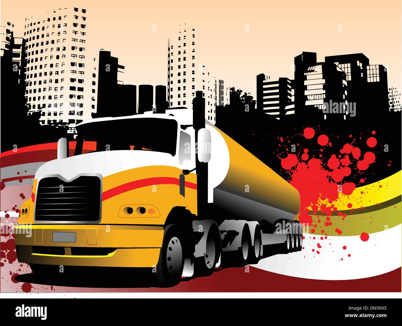 Lorry Stock Vector Images - Alamy