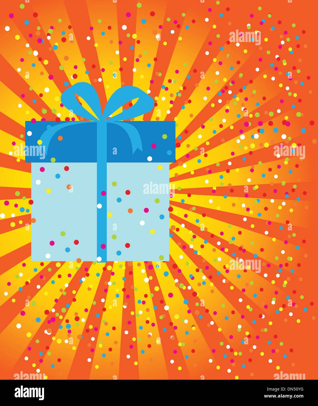 Green present christmas box Stock Vector Images - Alamy