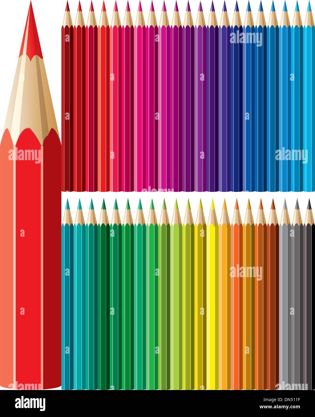 Colorful school office tools Stock Vector Images - Alamy