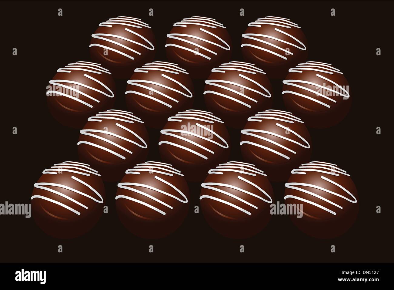 Group of chocolates Stock Vector Images - Alamy