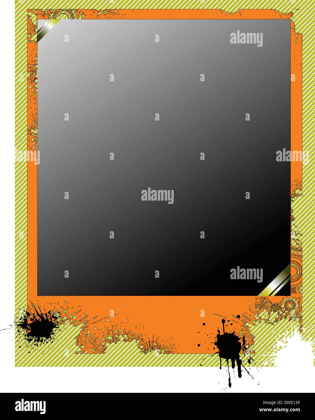 Frame for photo or empty blank for notes. Vector illustration Stock ...