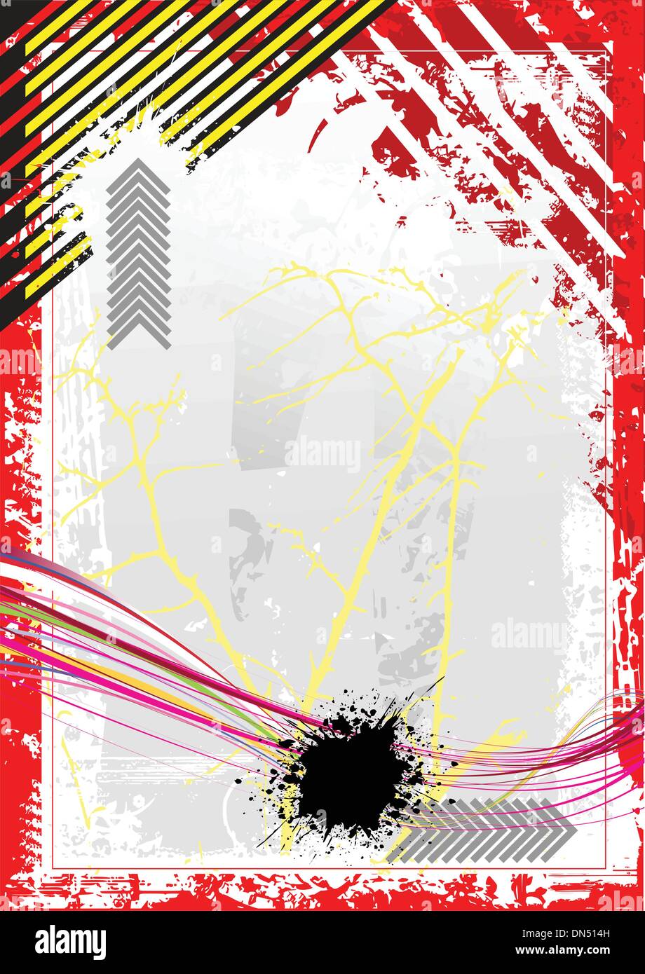 Grunge blot vector background Stock Vector Images - Alamy