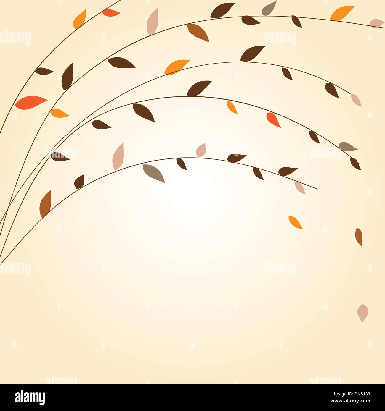 Abstract autumn tree Stock Vector Image & Art - Alamy