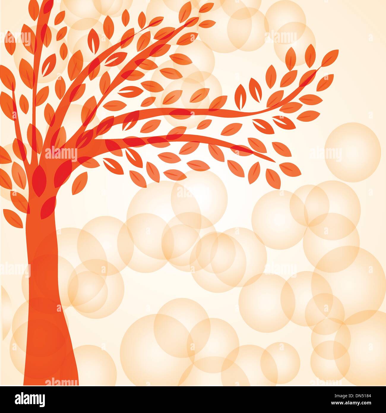 Abstract autumn tree Stock Vector Image & Art - Alamy
