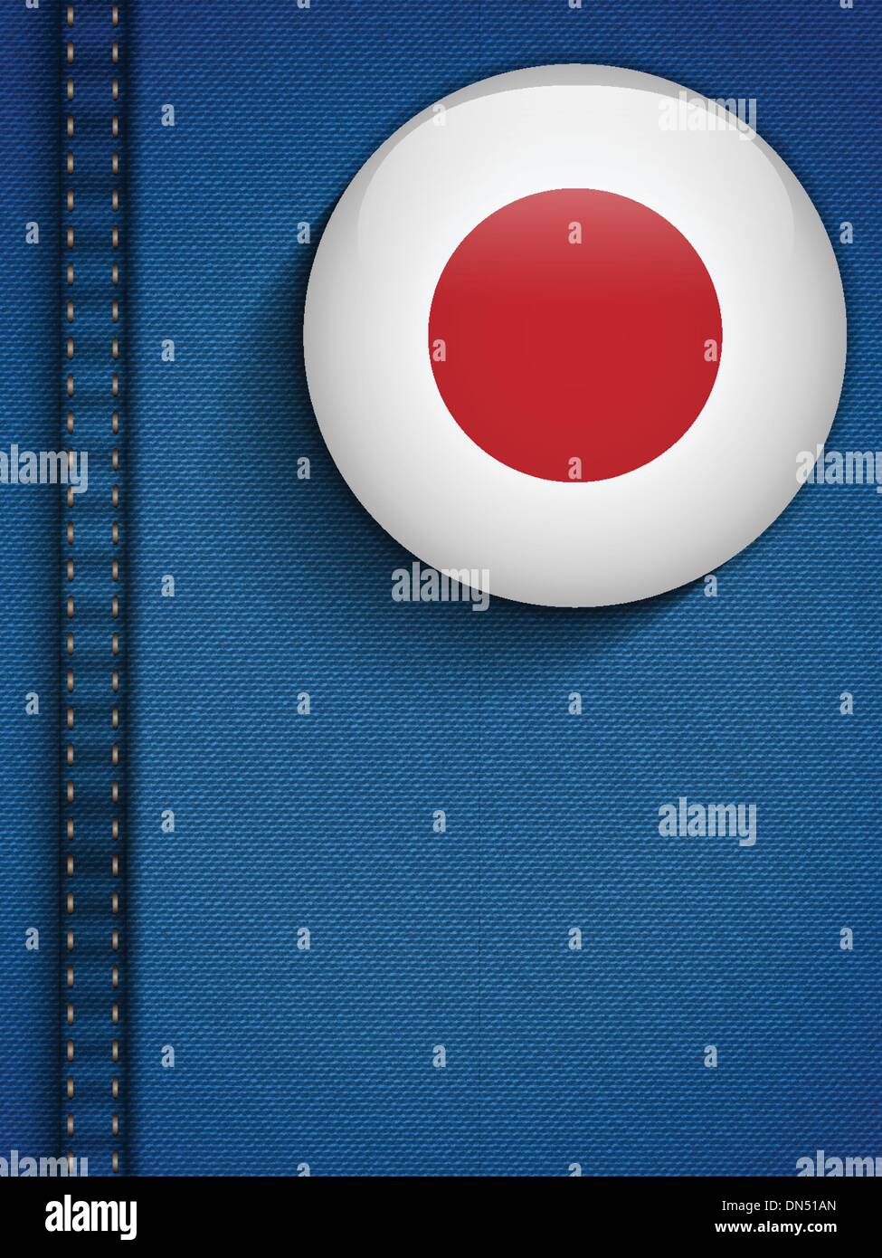 Japan flag in glossy hi-res stock photography and images - Alamy