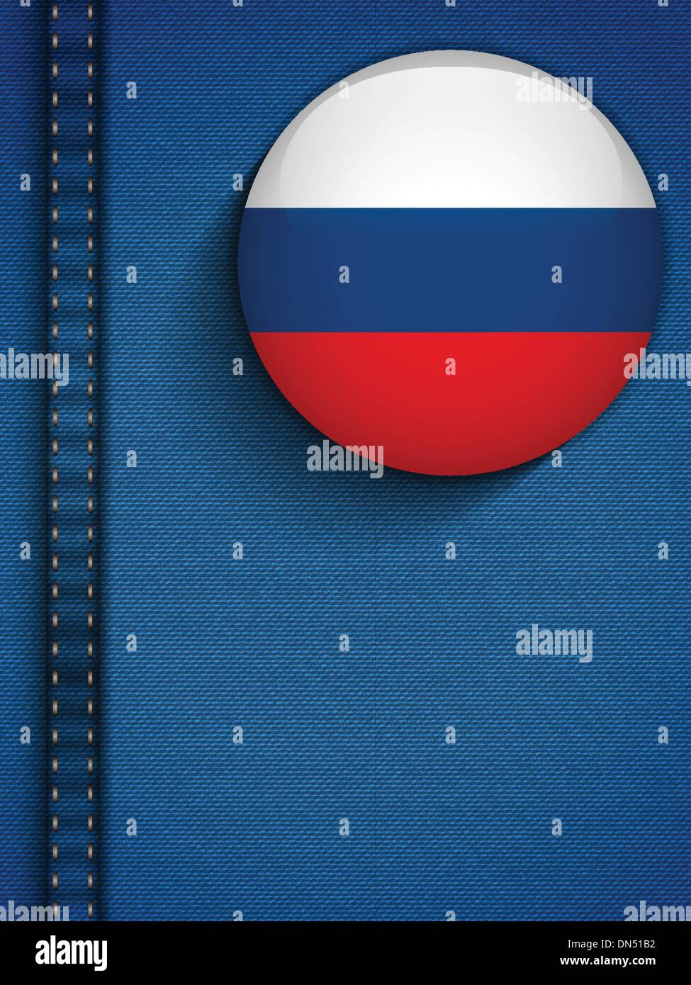 Russian flag in blue Stock Vector Images - Alamy