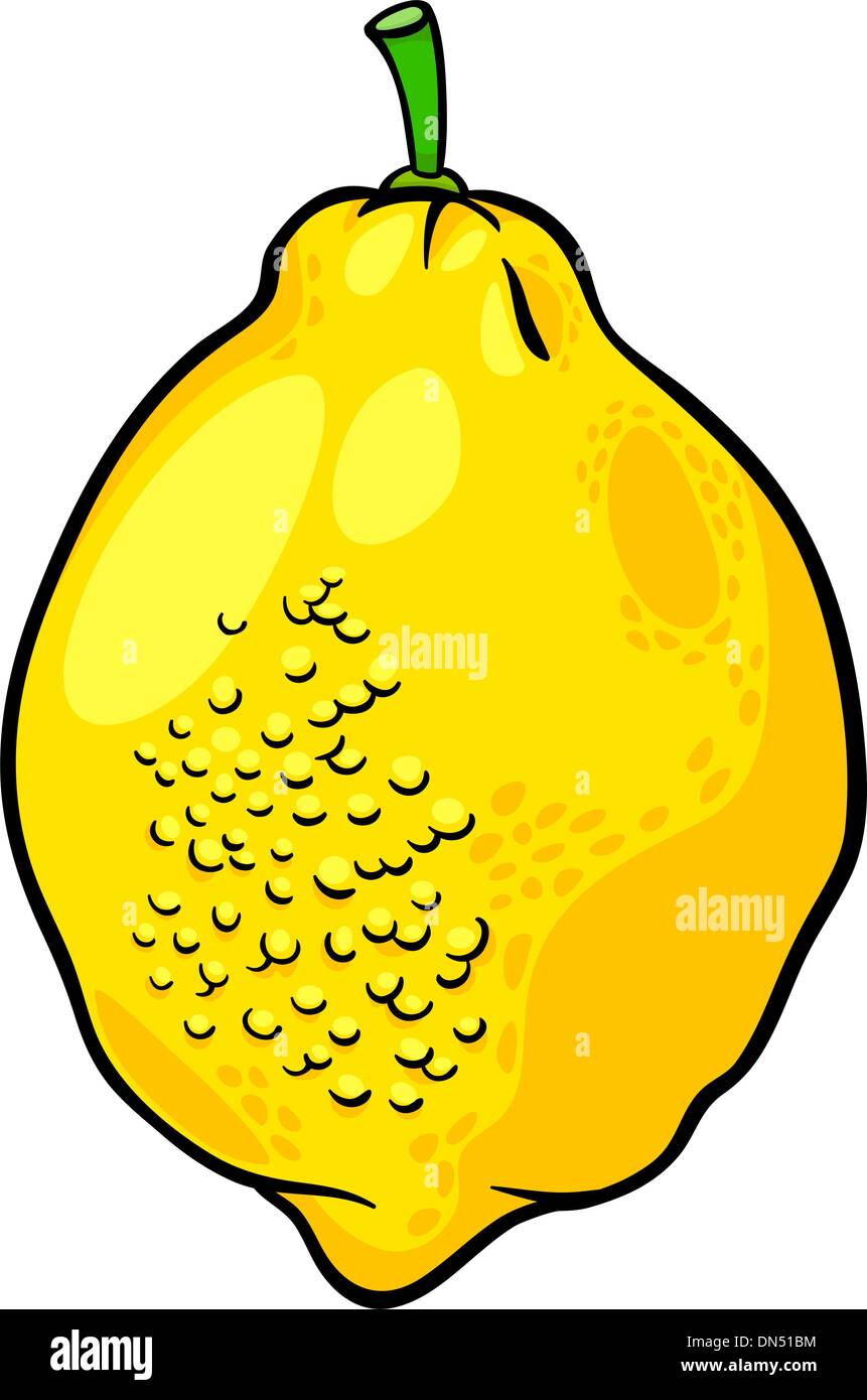 Lemon citrus fruit cartoon hi-res stock photography and images - Alamy