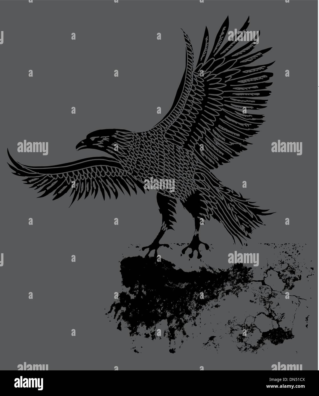 Vintage tribal portrait Stock Vector Images - Alamy