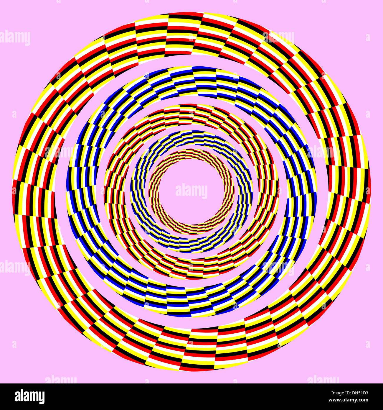 Digital optical illusion Stock Vector Images - Alamy